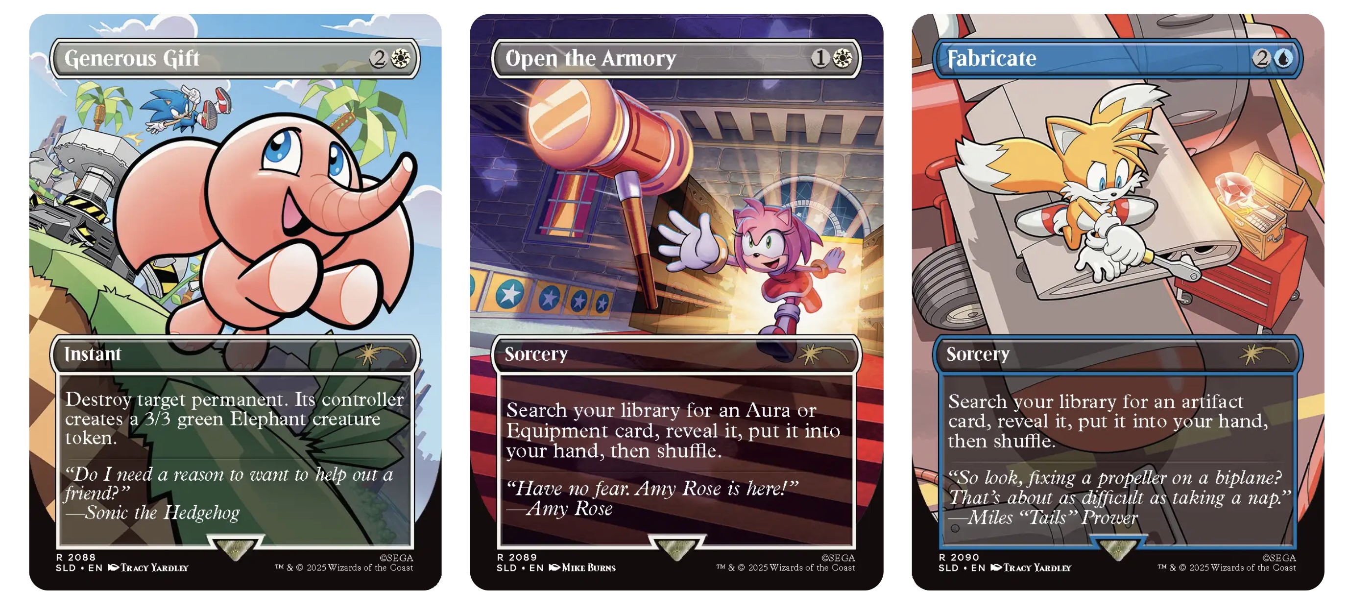 Magic: The Gathering is getting a Sonic the Hedgehog crossover