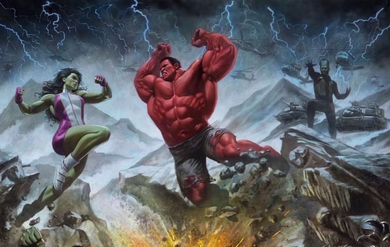 MTG Marvel Super Heroes exclusive card reveal: Red Hulk | ScreenHub ...